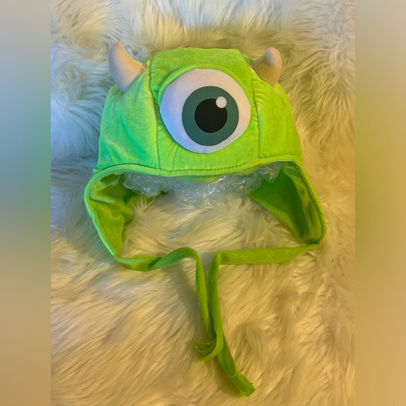 Disney | Accessories | Disney Monsters Inc Mike Wazowski Soft Hat ...